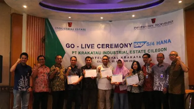 Go-Live Ceremony SAP S/4HANA, Presdir PT KIEC UCapkan Rasa Bangga ...