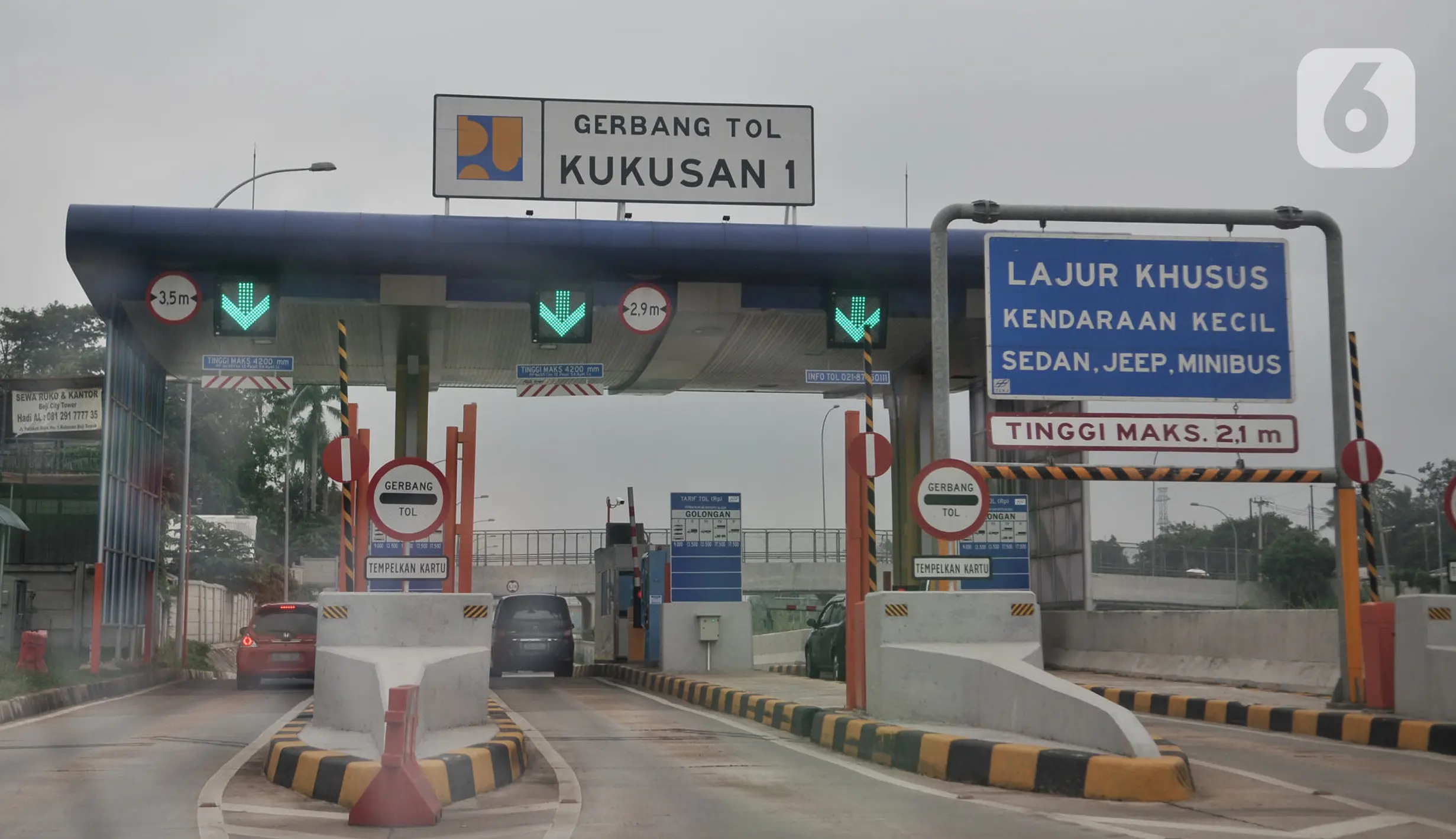 FOTO: Tol Cijago Terapkan Tarif Baru - Foto Liputan6.com