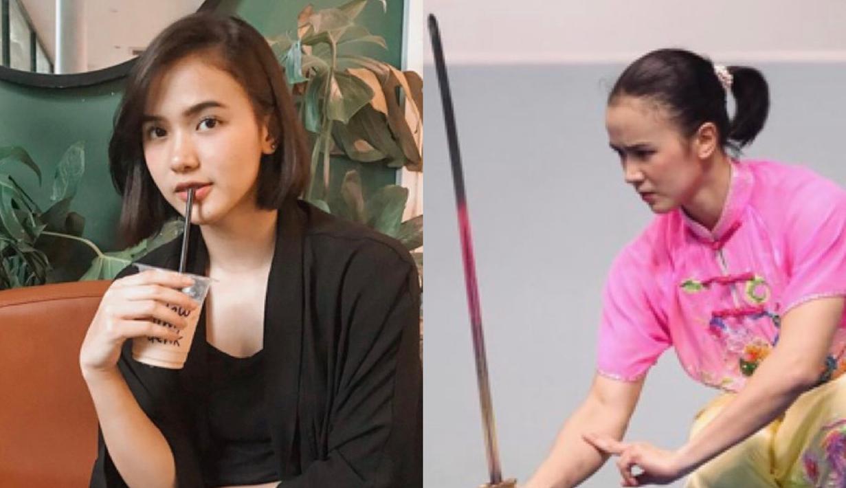 10 Pesona Tampilan Nandhira Mauriskha Dewi Wushu Indonesia Peraih