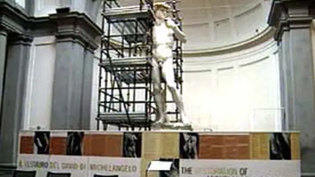 Patung David Karya Michelangelo Direstorasi - Global Liputan6.com