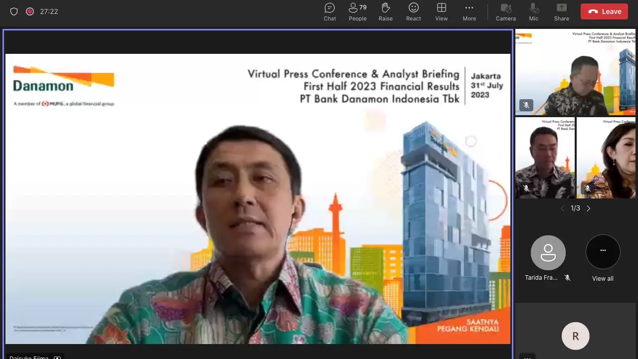 Bank Danamon Kantongi Laba Rp 1,57 Triliun pada Semester I 2023 - Saham Liputan6.com