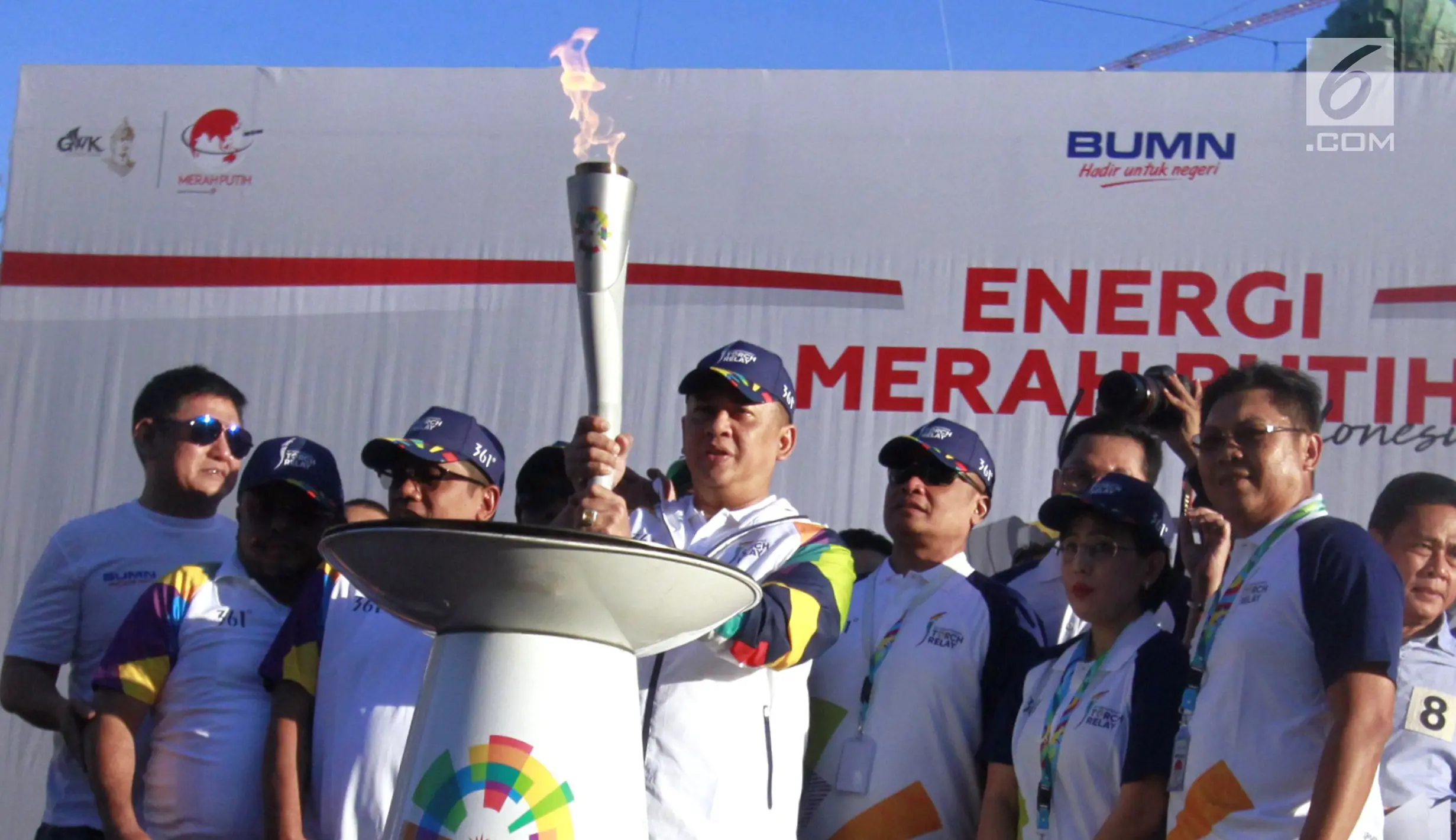 FOTO: Semarak Pawai Obor Asian Games 2018 di Bali - Foto Liputan6.com