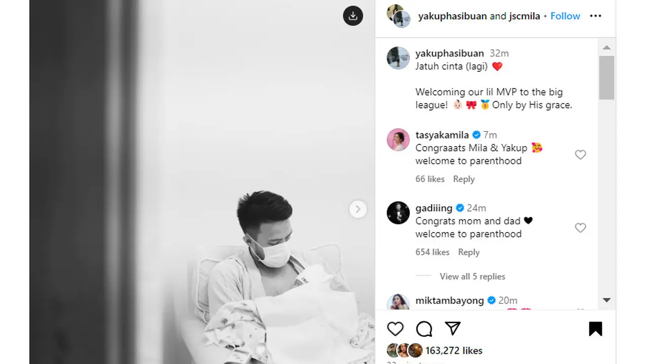 Selamat, Jessica Mila dan Yakup Hasibuan Dikaruniai Anak Pertama ...