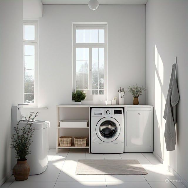 12 Inspirasi Warna Ruang Cuci Pakaian, Interior Menarik Bikin Tak Mudah ...