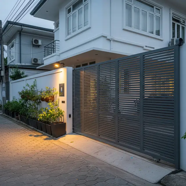 7 Model Pagar untuk Rumah yang Berada di Gang Sempit, Optimalkan Ruang ...