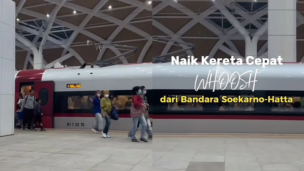 Cara Naik Kereta Cepat Whoosh via Bandara Soekarno Hatta, Alternatif untuk Pergi ke Bandung dari ...