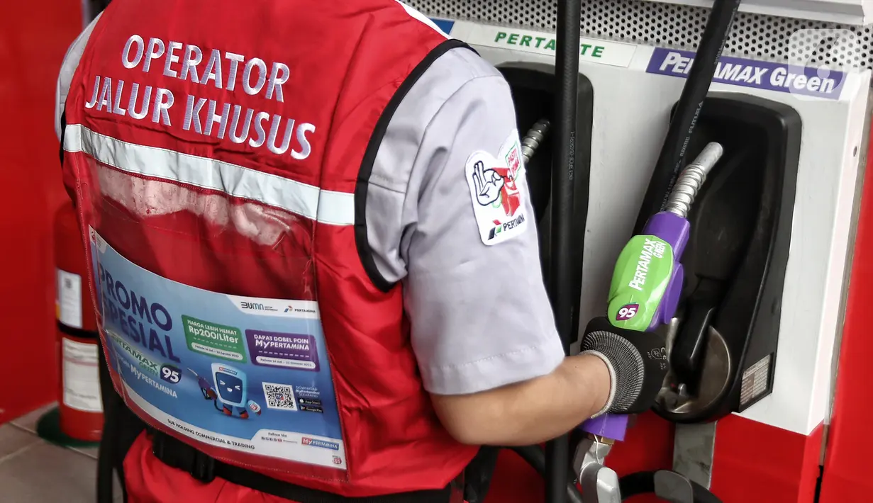 Pertamina Luncurkan Pertamax Green dengan RON 95 - Foto Liputan6.com