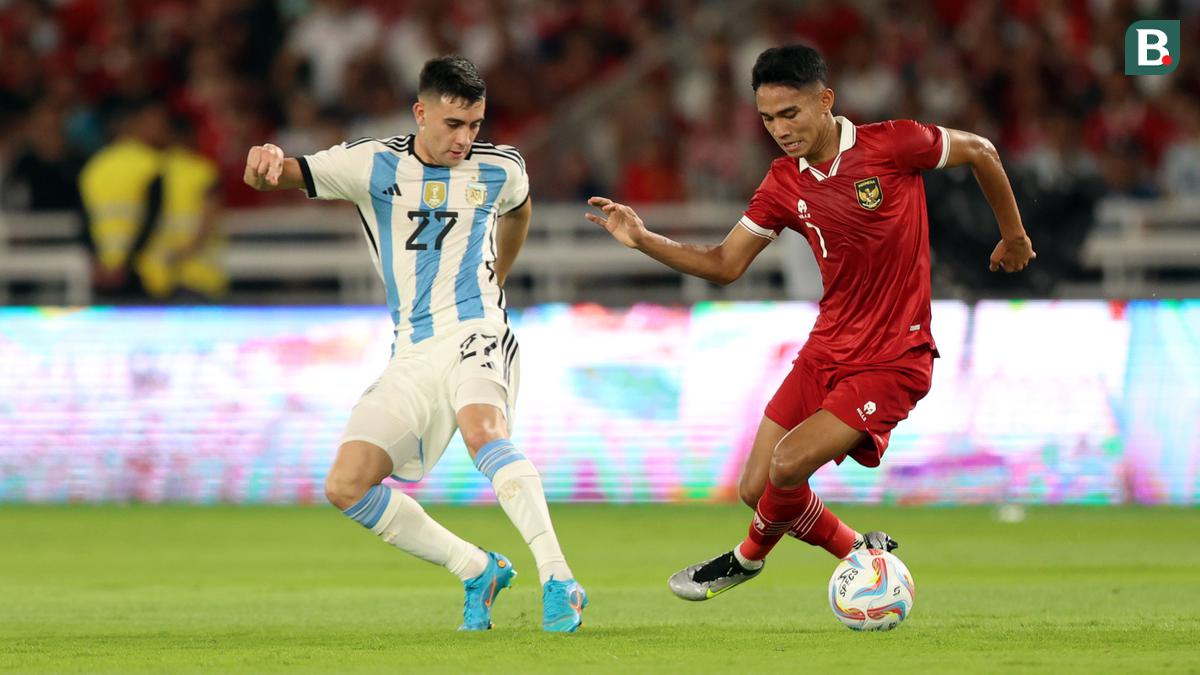 Momen Marselino Ferdinan Pamer Skill Gocek Dua Pemain Argentina ...
