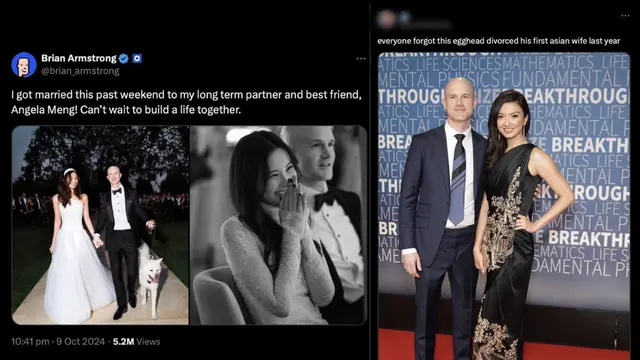 Heboh Raline Shah Diduga Sempat Menikah dengan Brian Armstrong - ShowBiz Liputan6.com