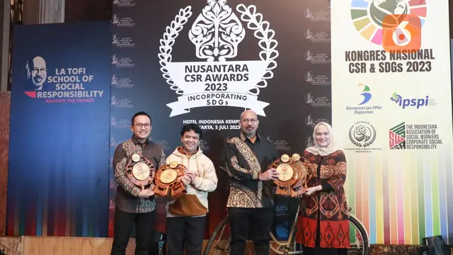 Askrindo Berhasil Dapatkan 6 Penghargaan Nusantara CSR Awards 2023 - Regional Liputan6.com