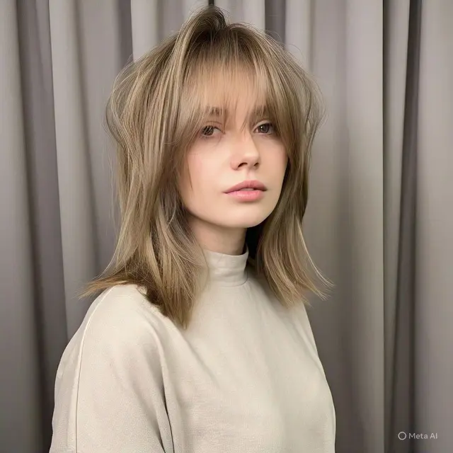 10 Model Rambut Layer Sebahu untuk Wajah Bulat, Tampil Lebih Tirus ...