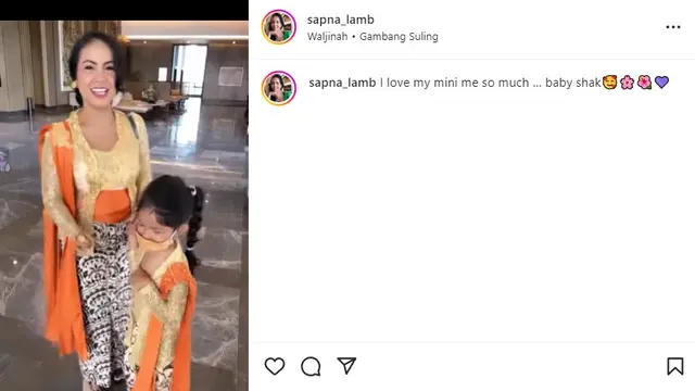 Baby Shak Dikira Anak Steffi Zamora, Sapna Husen: My Mini Me - ShowBiz ...