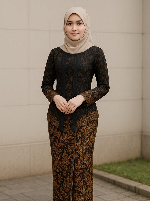 7 Inspirasi Baju Batik Muslimah Modern: Tampil Menawan dengan Hijab dan ...