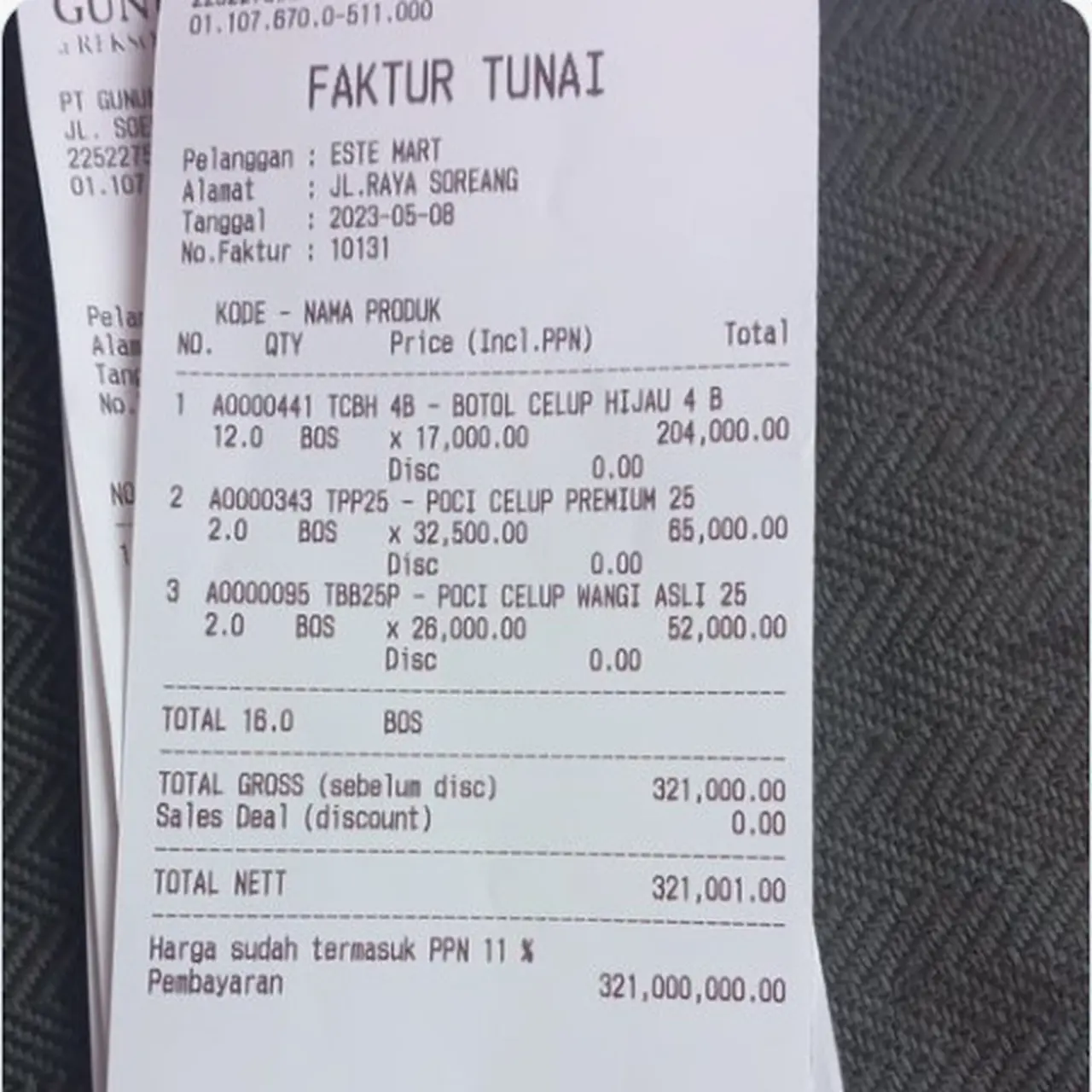 6 Potret Struk Belanja Total Jutaan Gara-Gara Salah Cetak Ini Bikin Kaget - Hot Liputan6.com