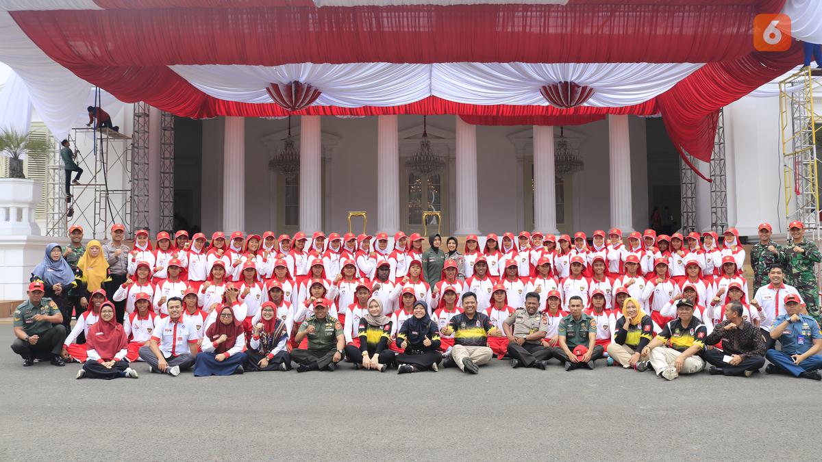 Daftar Nama Paskibraka dari Tim Merah yang Bertugas Kibarkan Bendera ...