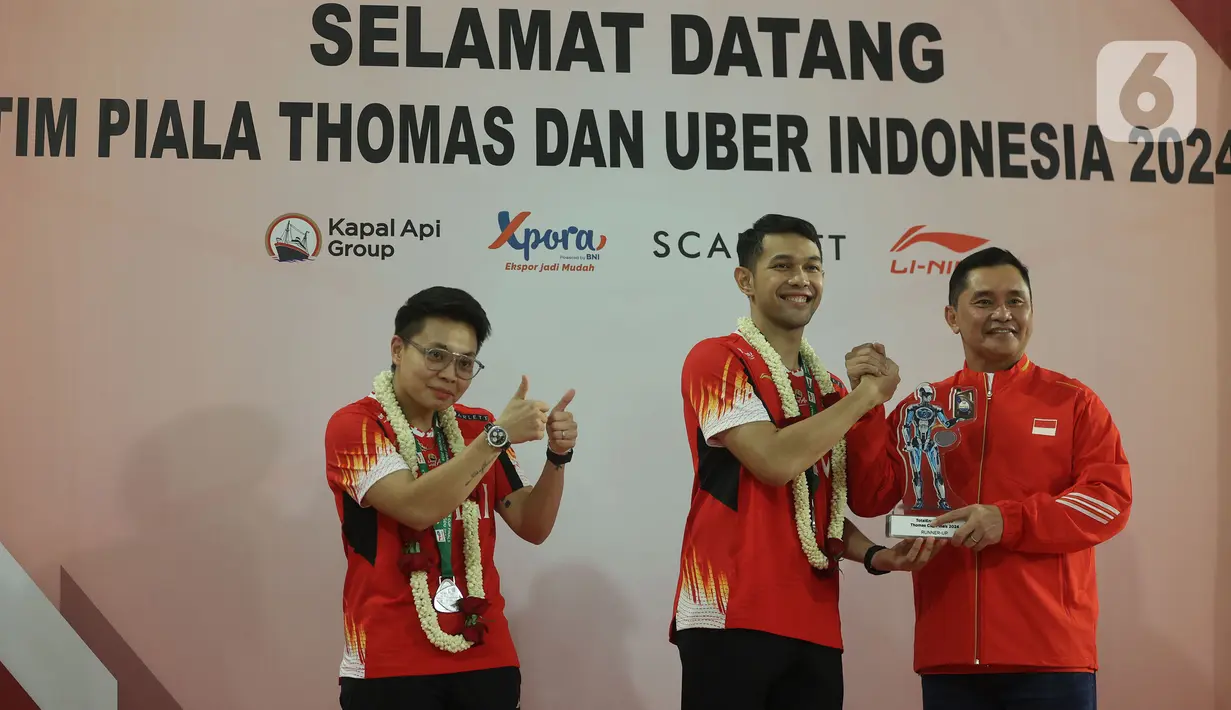 Tim Thomas dan Uber Indonesia 2024 Tiba di Tanah Air - Foto Liputan6.com