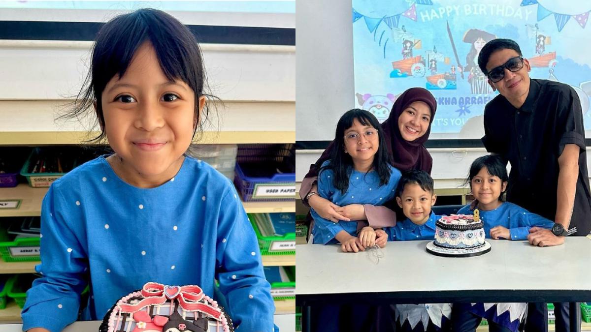 Potret Harmonis Desta dan Natasha Rizky Rayakan Ultah Anak di Sekolah - Foto Liputan6.com