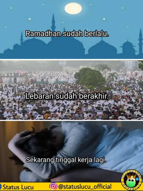 Memes Cuti Lebaran 5 Meme Kocak Libur Lebaran Telah Usai, Lucu Tapi