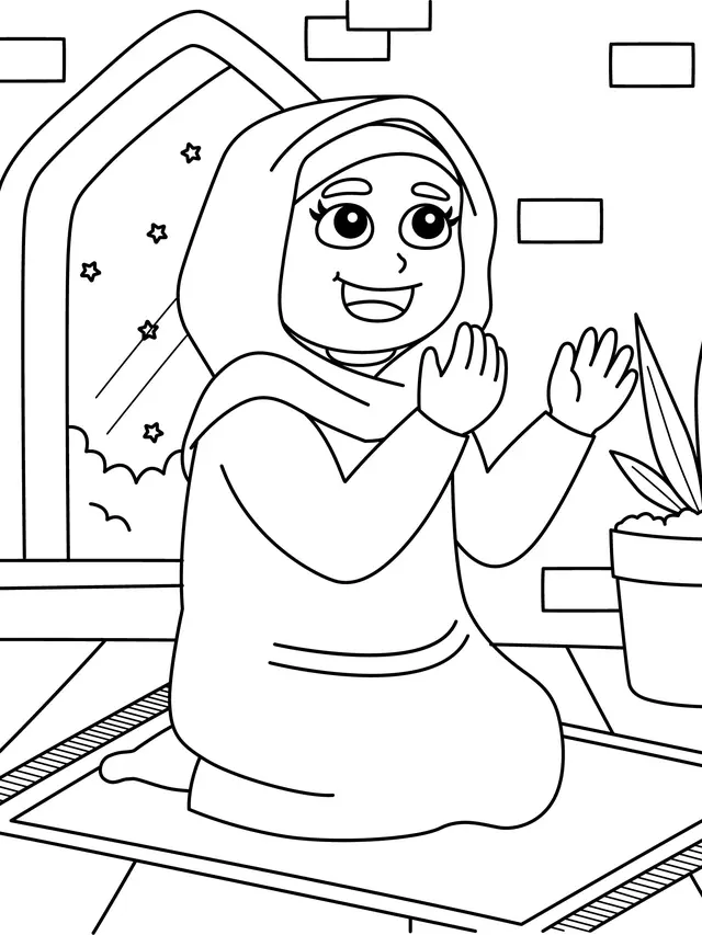 Gambar Mewarnai Tema Ramadhan Download, Ketahui Manfaatnya sebagai ...