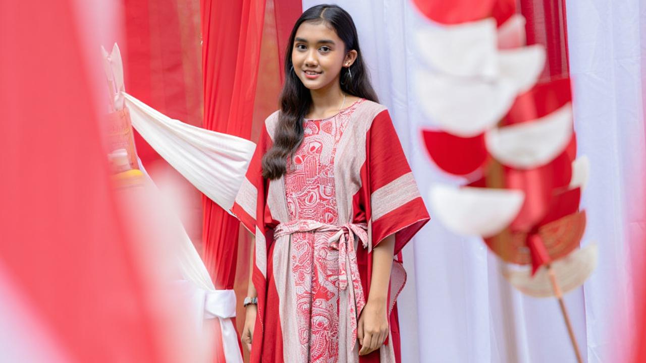 7 Ide Model Gaun dan Kemeja Motif Merah Putih Minimalis Peringatan Hari ...