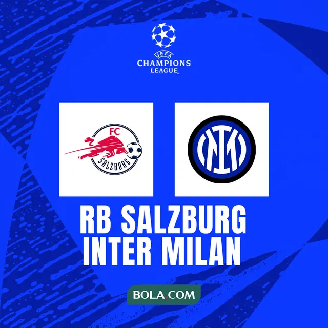 Link Live Streaming Liga Champions di Vidio: RB Salzburg Vs Inter Milan - Dunia Bola.com