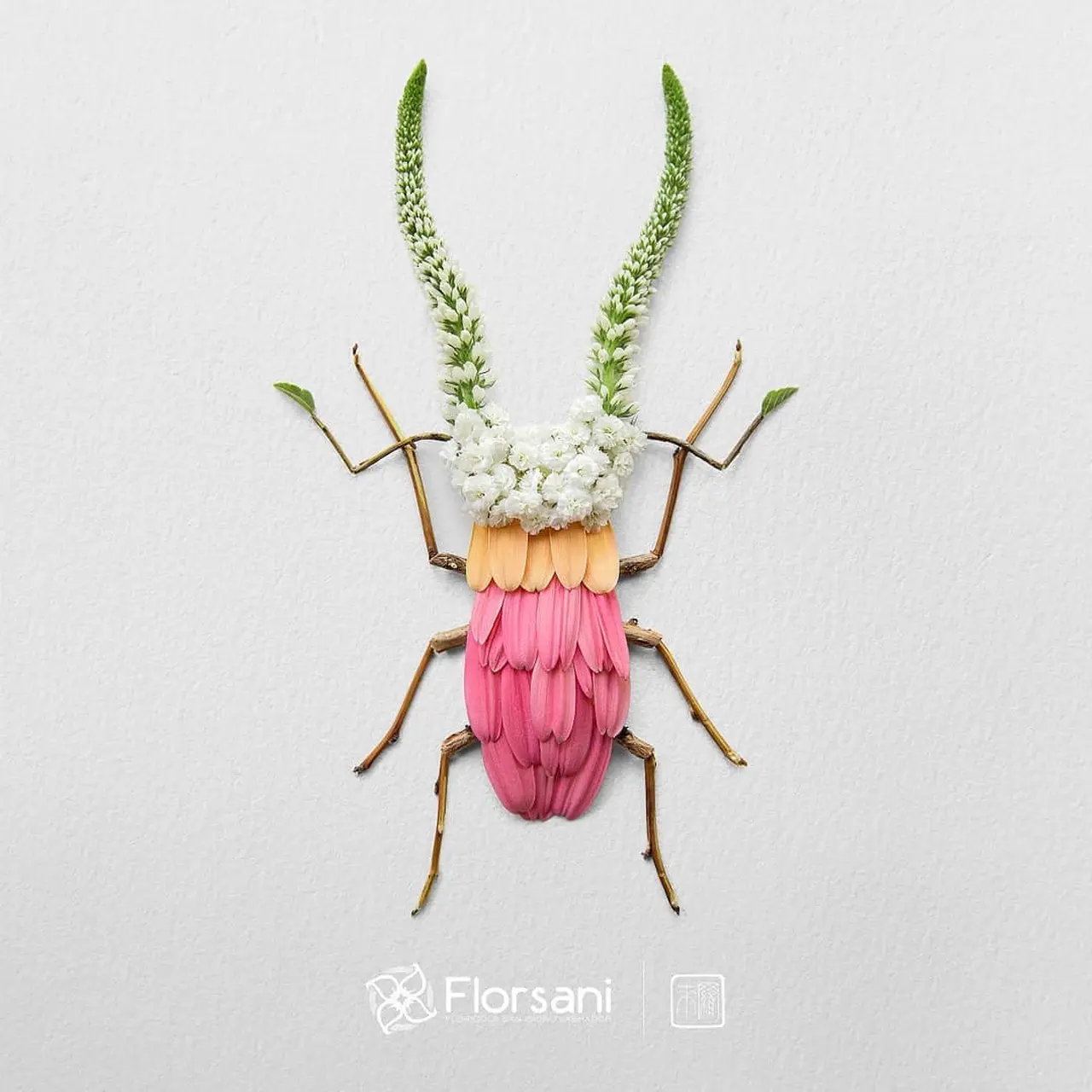 Seniman Ini Rangkai Bunga dan Daun Jadi Bentuk Binatang, 7 Potretnya ...