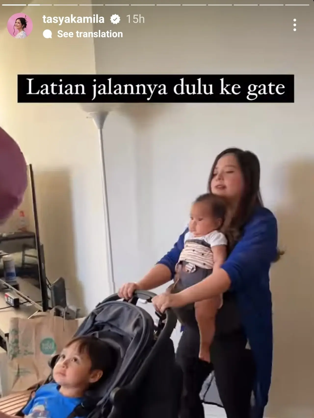 Tasya Kamila Siap-Siap Pulang ke Indonesia, Latihan Bawa Dua Anak Tanpa Didampingi Suami ...