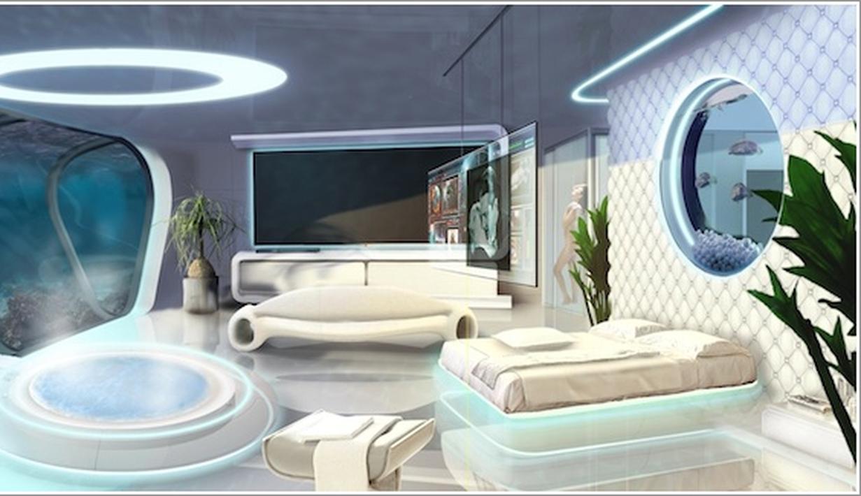 10 Desain Kamar Keren Bertema Futuristik - Photo Fimela.com