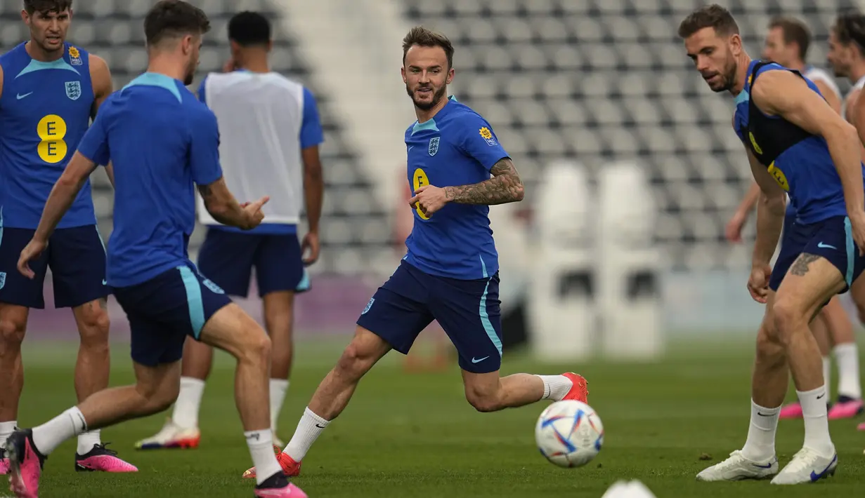 Melihat Latihan Timnas Inggris Jelang Bentrok Lawan Prancis di Perempat ...