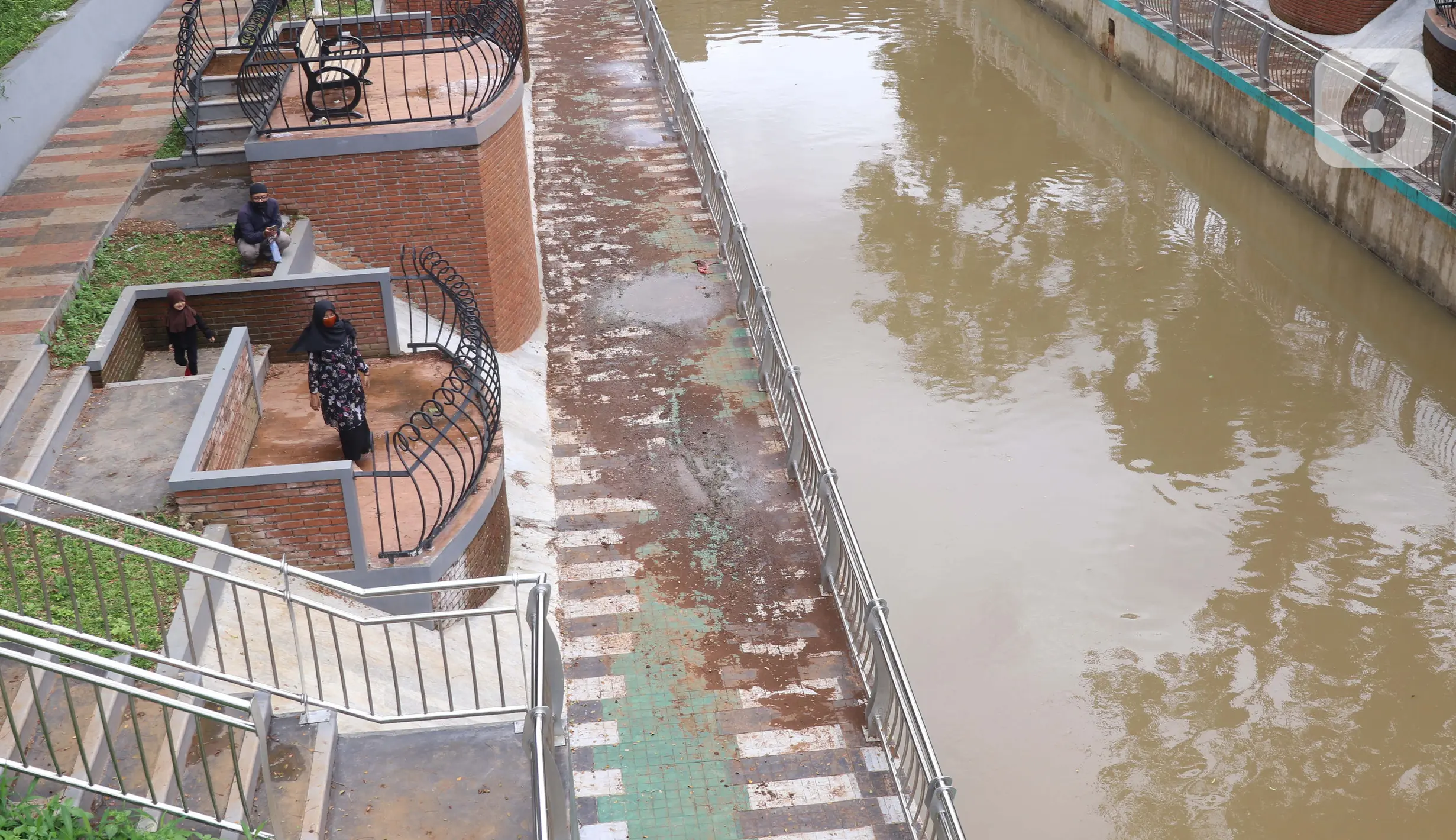 FOTO: Begini Wajah Baru Taman Kota di Tangerang Selatan - Foto Liputan6.com