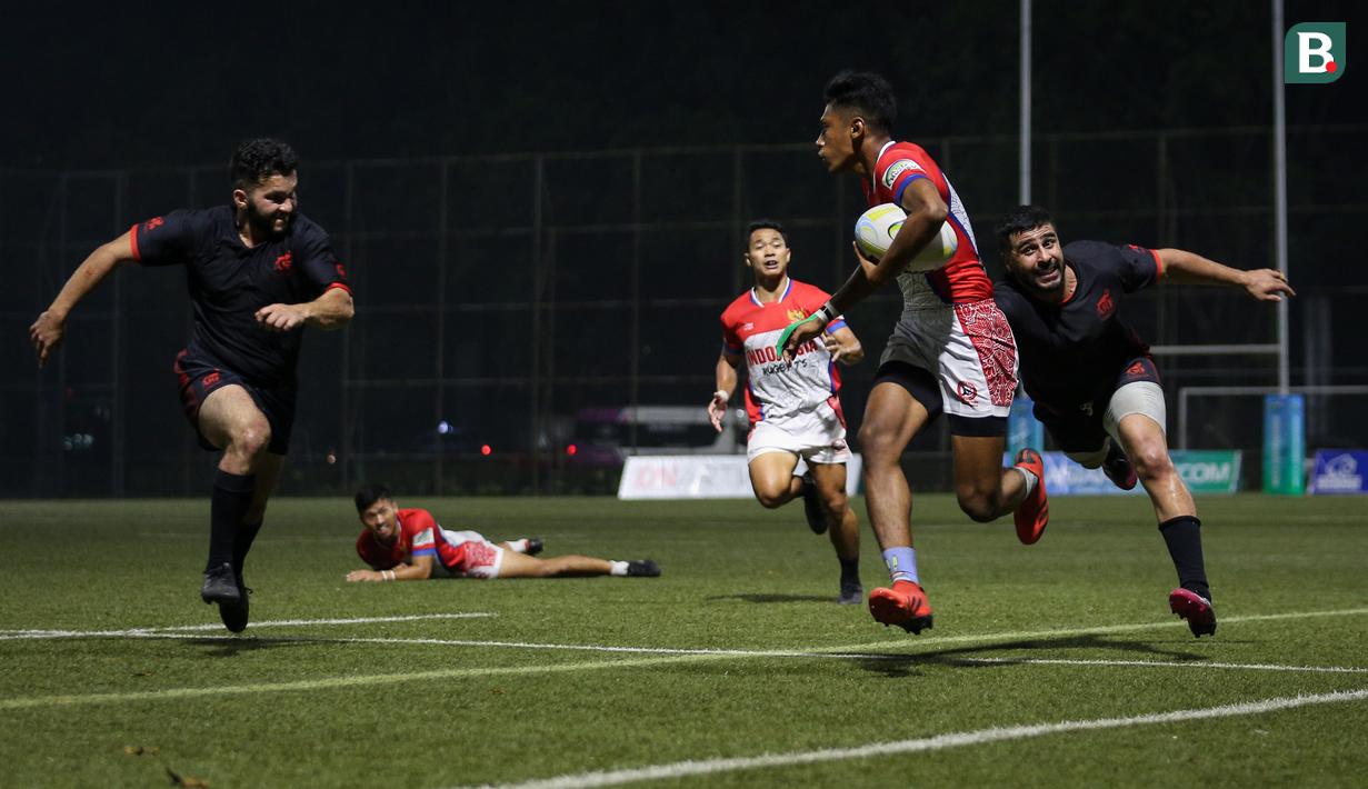 Foto: Duel-Duel Sengit di Asia Rugby Sevens Trophy 2022, Indonesia ...