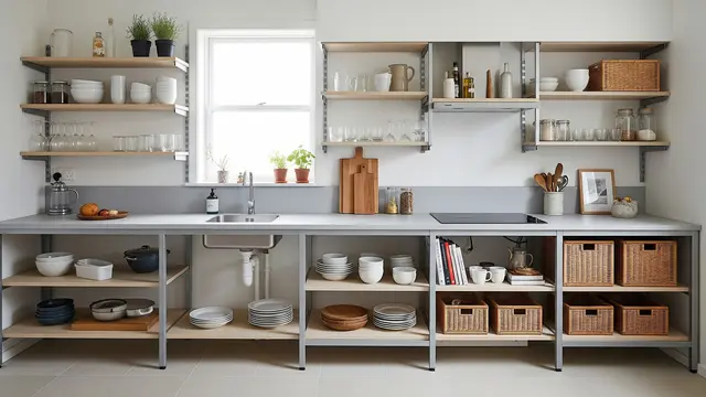 7 Desain Dapur Sederhana di Belakang Rumah yang Hemat Biaya Pembangunan
