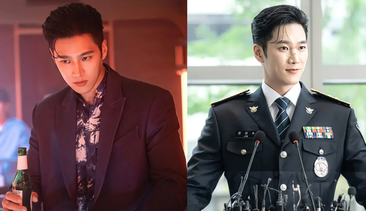 Pesona Ahn Bo Hyun Jadi Chaebol dan Detektif dalam Drakor Flex x Cop ...