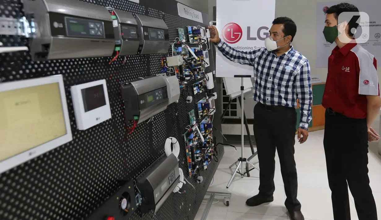 FOTO: Kompetensi Tenaga Sistem AC di LG Academy - Foto Liputan6.com