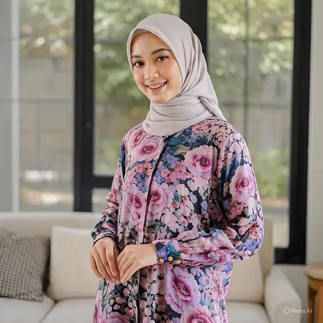 14 Baju Gamis Model Sekarang 2025 untuk Tampil Elegan, Desain Modern ...