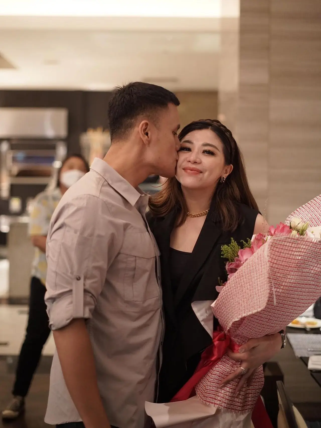 Potret Choky Sitohang dan Putrinya Abbey, Usia 12 Tahun Tingginya Sudah ...