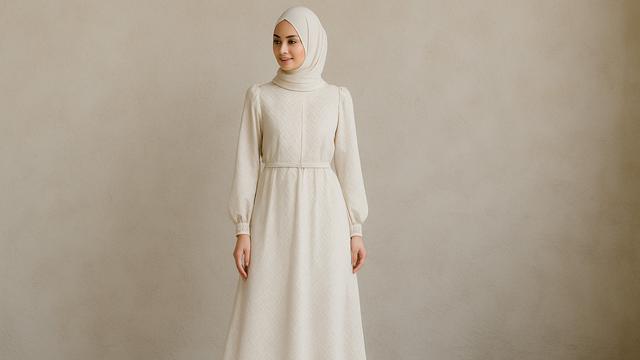 8 Model Gamis Putih Elegan, Jadi Inspirasi Cantik di Berbagai Acara