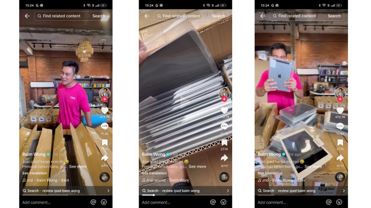 Kontroversi Baim Wong Jual iPad Murah Rp 1 Jutaan, Begini Klarifikasi ...