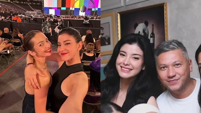 7 Potret Kedekatan Medina Dina dan Enzy, Sama-Sama Sahabat Gading Marten - Hot Liputan6.com