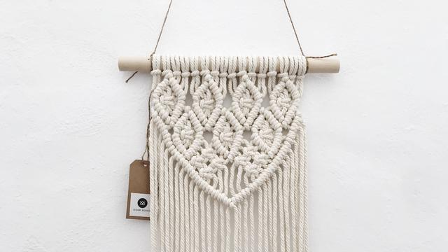 2 Cara Membuat Makrame Hiasan Dinding yang Aesthetic dan Simpel ...