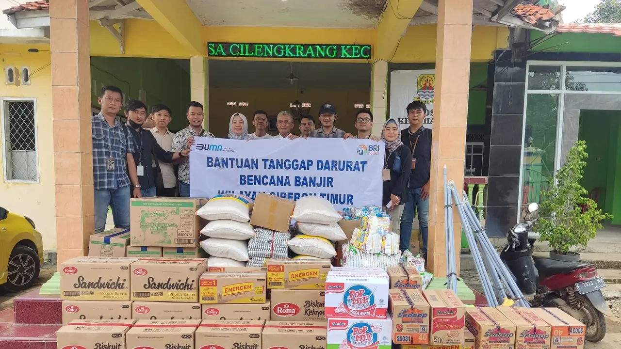 BRI Peduli Berikan Bantuan Tanggap Bencana Banjir di Pesisir Selatan dan Cirebon - News Liputan6.com