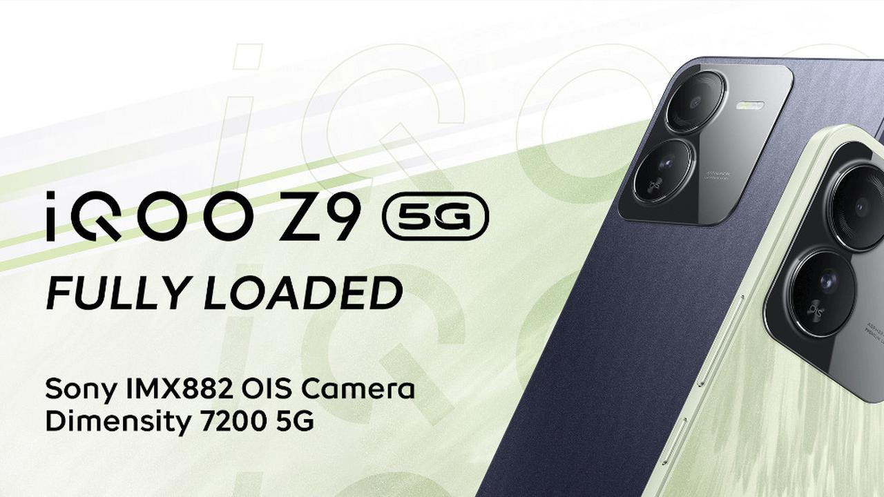iQOO Z9 Resmi Meluncur, Usung Chipset Dimensity 7200 dan Fast Charging 44W