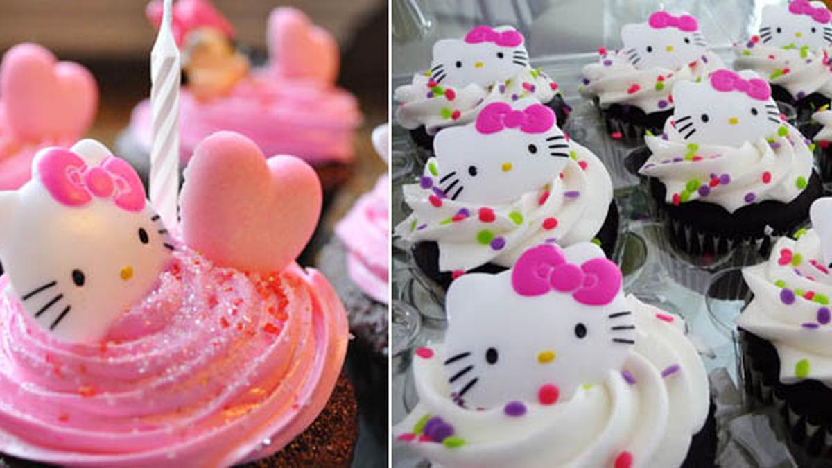 Berbagai Cupcake Cute Bentuk Hello Kitty, Sayang Kalau Digigit - Photo ...