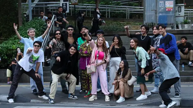 Citayam Fashion Week Balik Lagi ke Sudirman, Bonge: Kangen Aja Gitu - Lifestyle Liputan6.com
