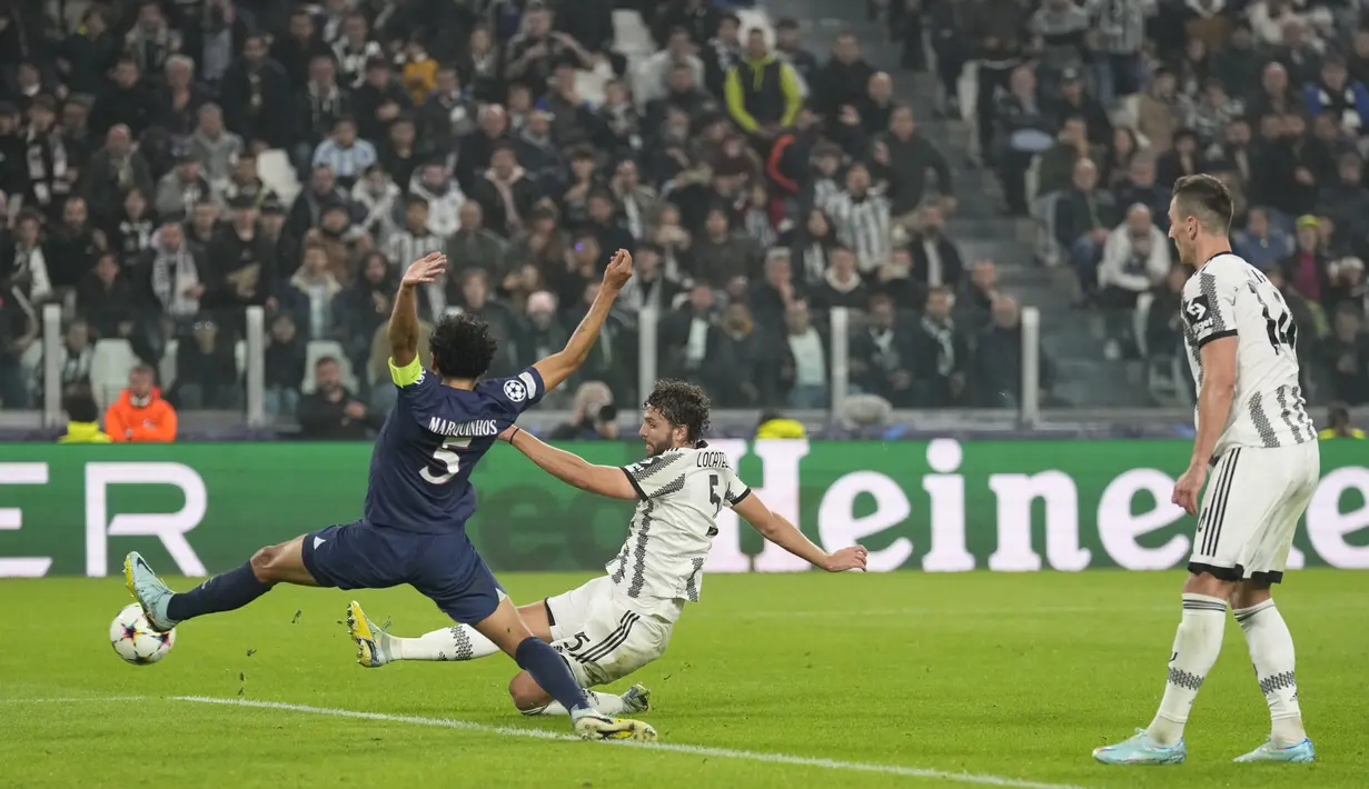 PSG Menang Tipis di Markas Juventus - Foto Liputan6.com