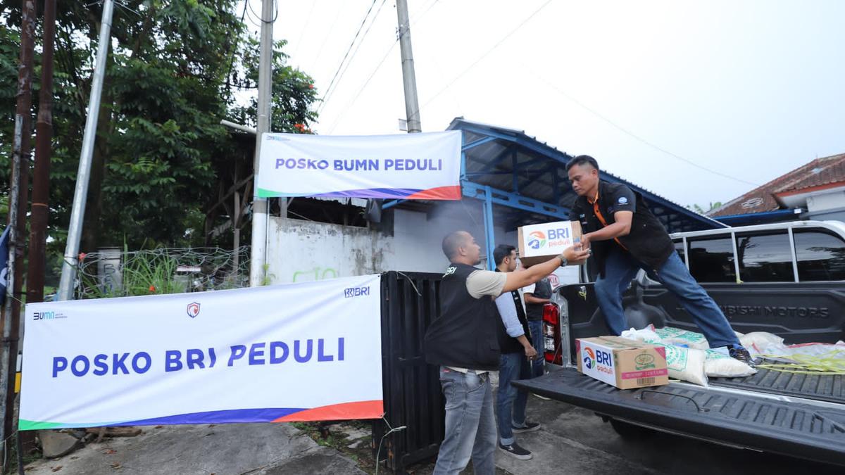 Bangun Posko BRI Peduli, BRI Gotong Royong Bantu Warga Terdampak Gempa ...