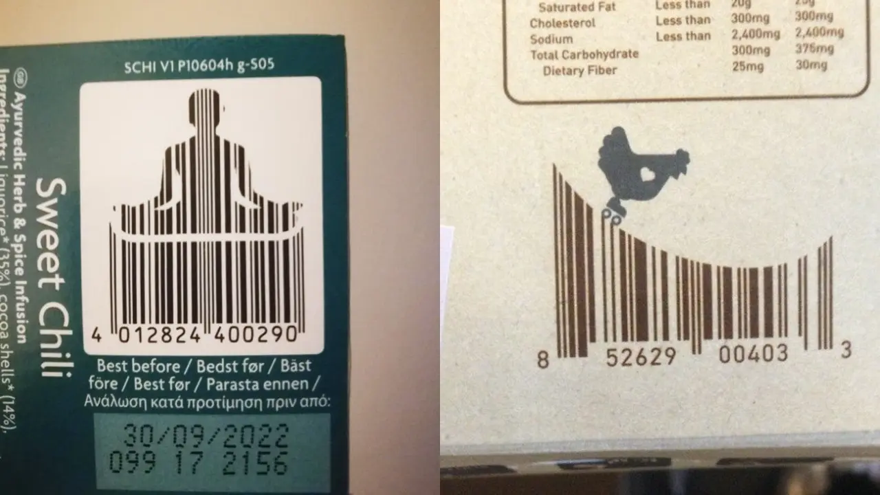 7 Foto Desain Barcode Kemasan Ini Super Kreatif, Anti Mainstream - Hot ...