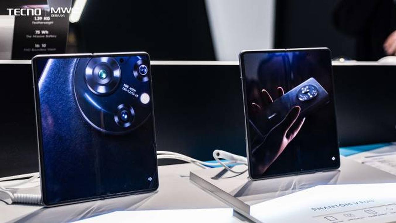 Phantom V Fold 5G, HP Layar Lipat Pertama Tecno Rilis di MWC 2023