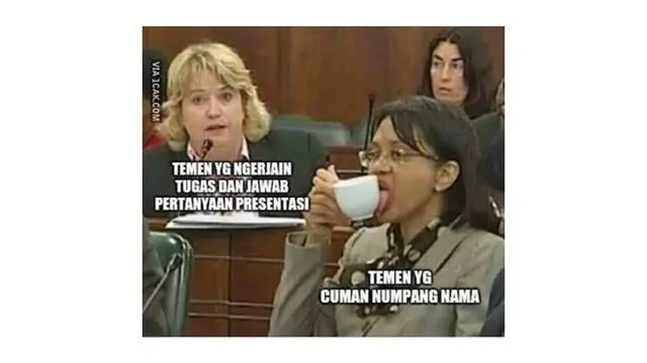 8 Meme Kocak Tugas Kelompok Hanya Numpang Nama Ini Sering Terjadi - Hot ...