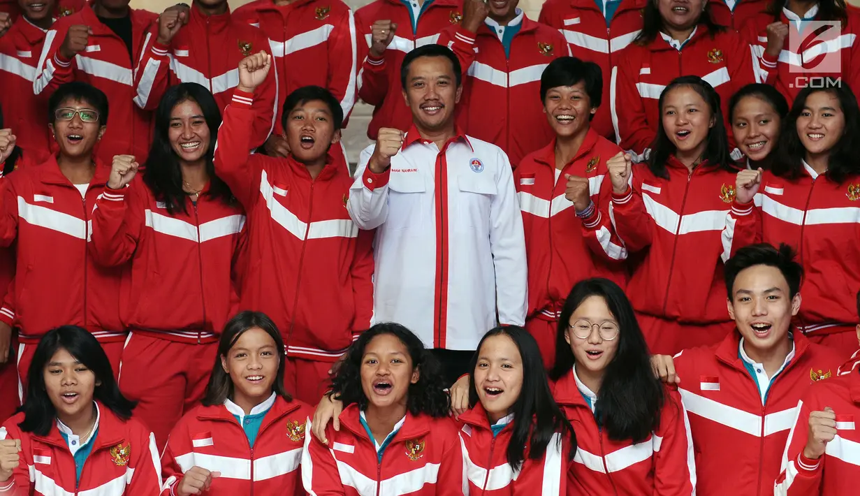 Menpora Lepas Kontingen Asean Schools Games 2017 - Foto Liputan6.com